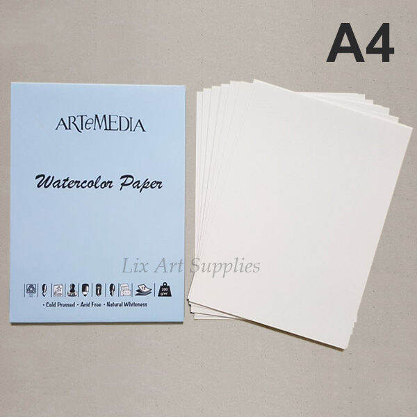 ARTeMEDIA Watercolor Paper A4 (12 lembar) | Lazada Indonesia