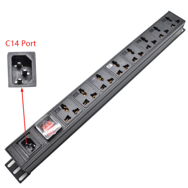 C14 Input power input Cabinet rack wall mount Pdu Power Strip Unit 2 ...