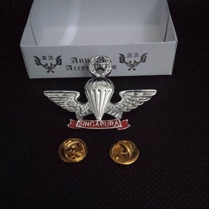 brevet wing pin para singapura | Lazada Indonesia