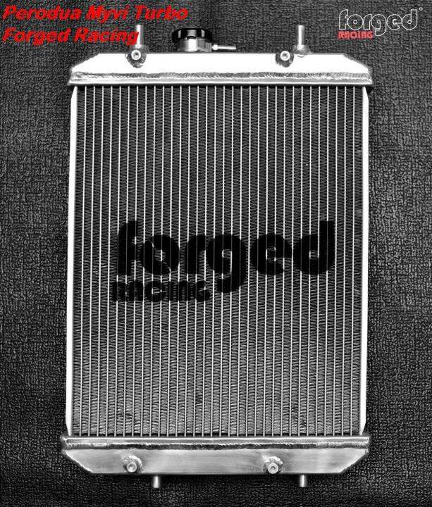 Perodua Myvi Turbo Forged Racing 2Layer Fully Aluminium Radiator | Lazada