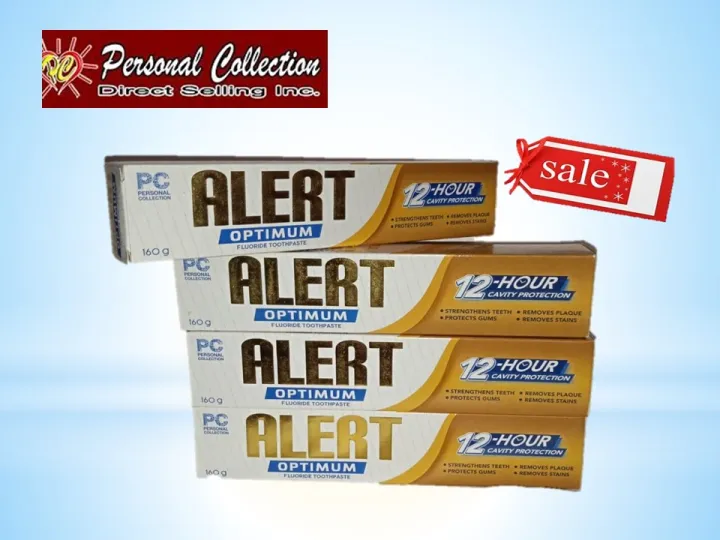 Personal Collection Alert Toothpaste Buy 3 405g Get 1 Free Alert ...