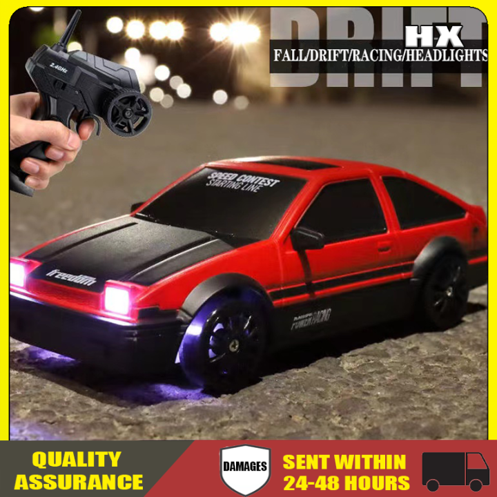 2.4G Drift Racing Car Toy 4WD Rapid Drift Racing Car Remote Control GTR ...