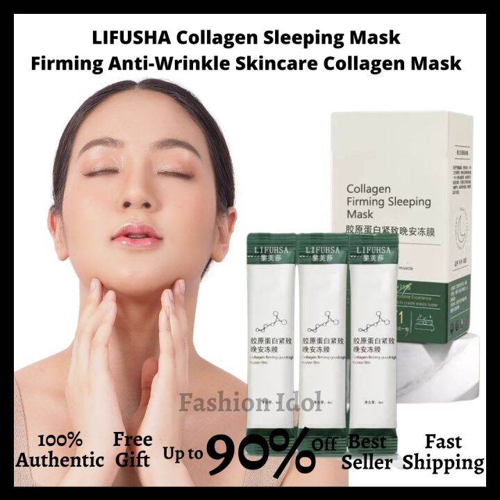 🧡 Fast Selling Authentic {FLASH SALE} LIFUSHA Collagen Sleeping Mask ...