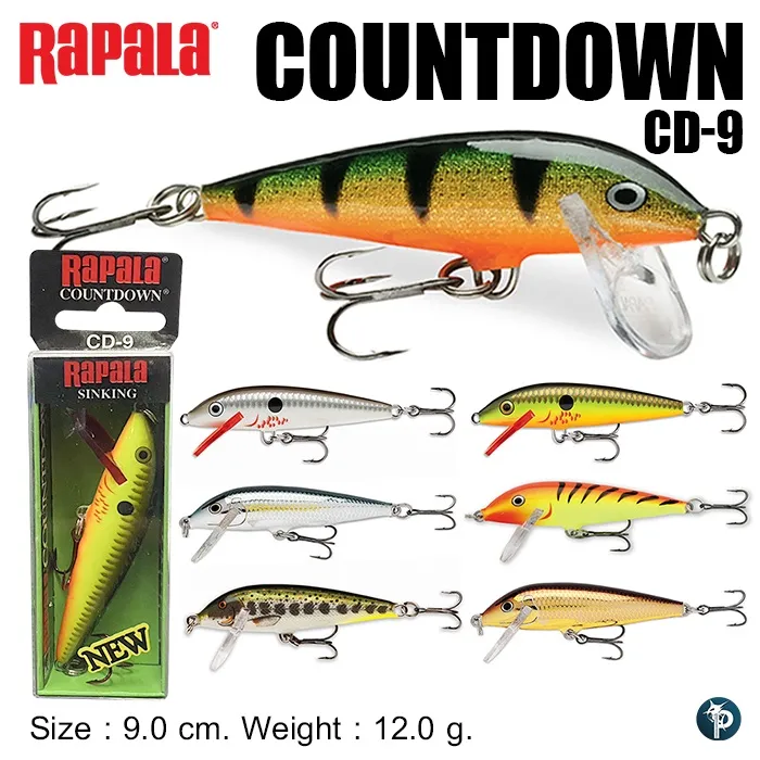 เหยื่อปลอม RAPALA COUNTDOWN รหัส CD-9 | Lazada.co.th