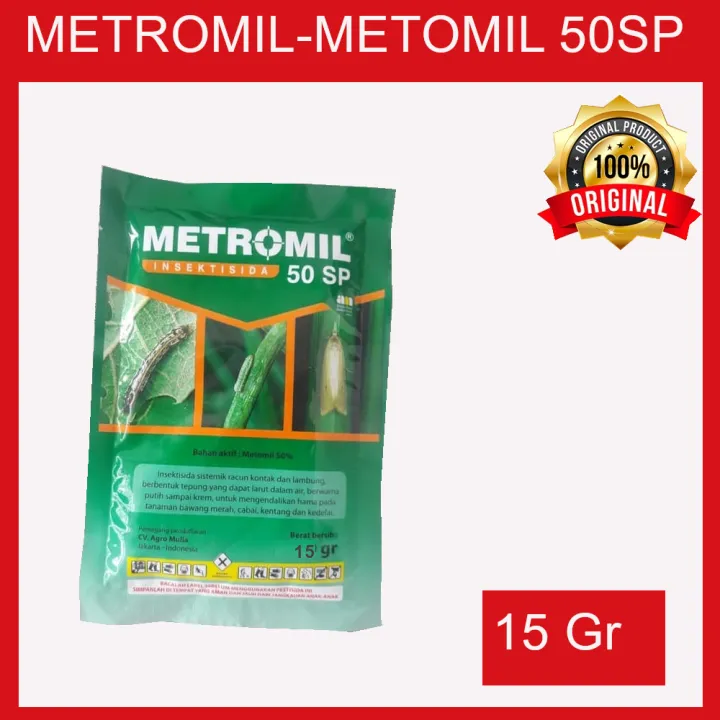 Metromil Metomil 50SP 15 Gram Obat Hama Ulat Grayak Kupu Kutu Kebul ...