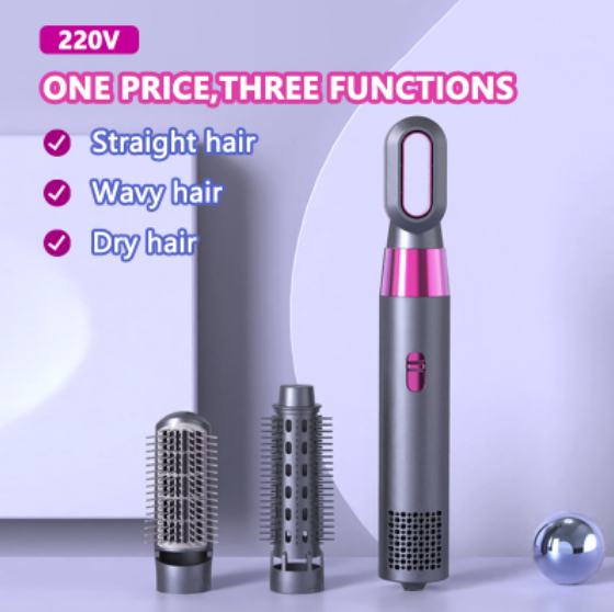 High Quality 3 in 1 Hair Blower Dryer With Straightener Set Blower Brush Hair Dryer Comb ...
