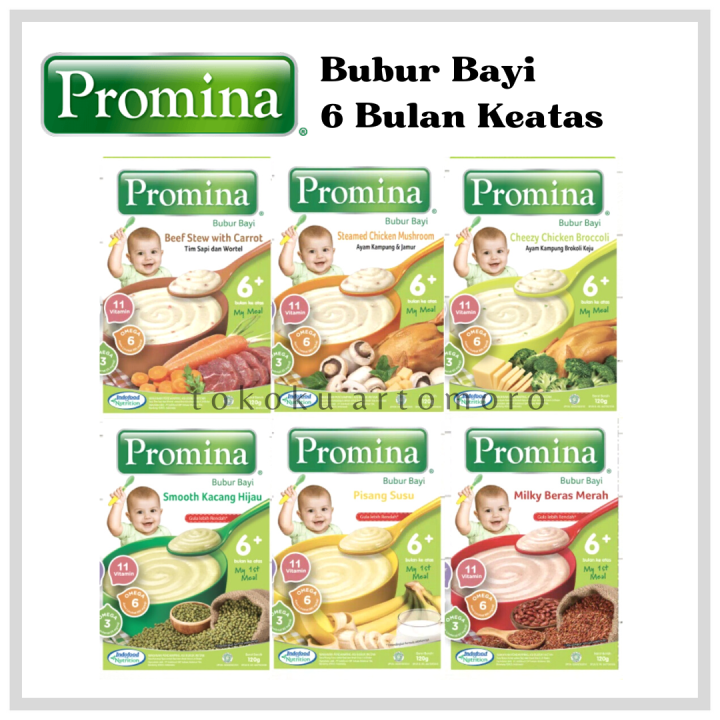 Promina Bubur Bayi - Untuk 6 Bulan Keatas - MPASI - Rasa Lengkap ...