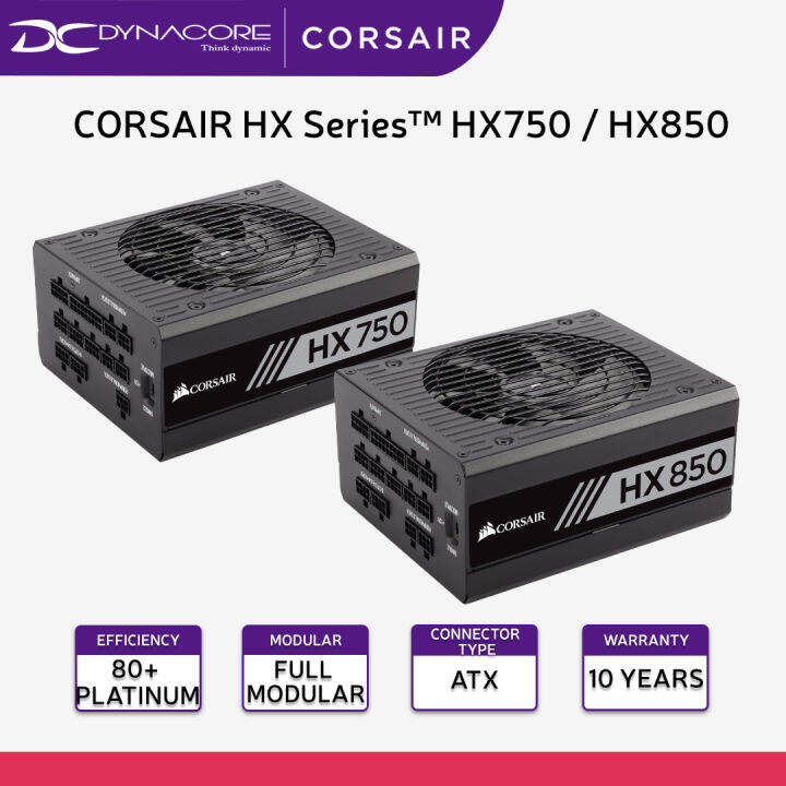DYNACORE - Corsair HX750 750W / HX850 850W 80 Plus Platinum Certified ...