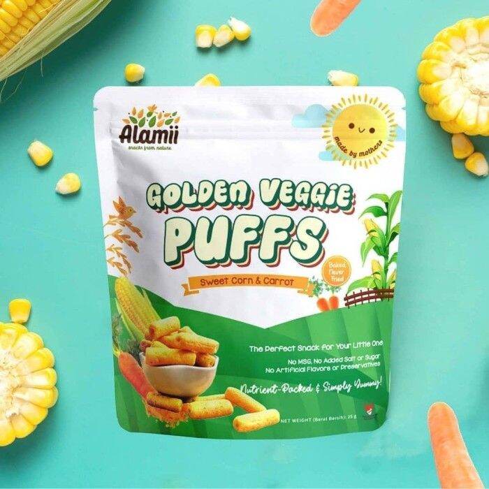 ALAMII GOLDEN VEGGIE PUFFS 25 GR NEW | Lazada Indonesia