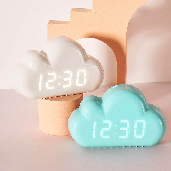 Cloud Alarm Clock LED Cloud Clock LED Clock Cloud Shape Clock (Ready ...