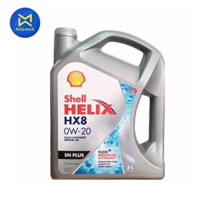 น้ำมันเครื่อง SHELL HELIX HX8 ECO (0W20) 3L (100590426) (สินค้าได้รับ ...