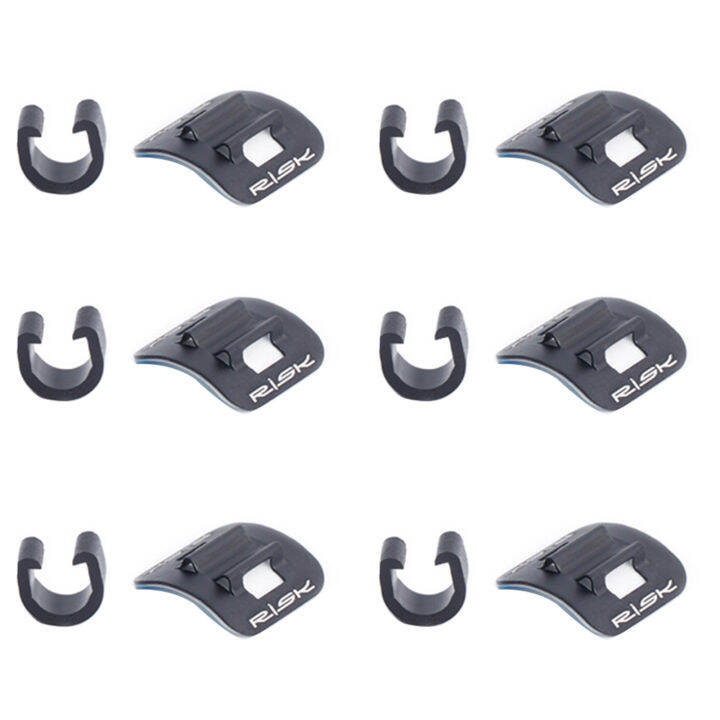 6 Pieces Bicycle C-Clips Clamps Housing Hose Guide Clamps Brake ...