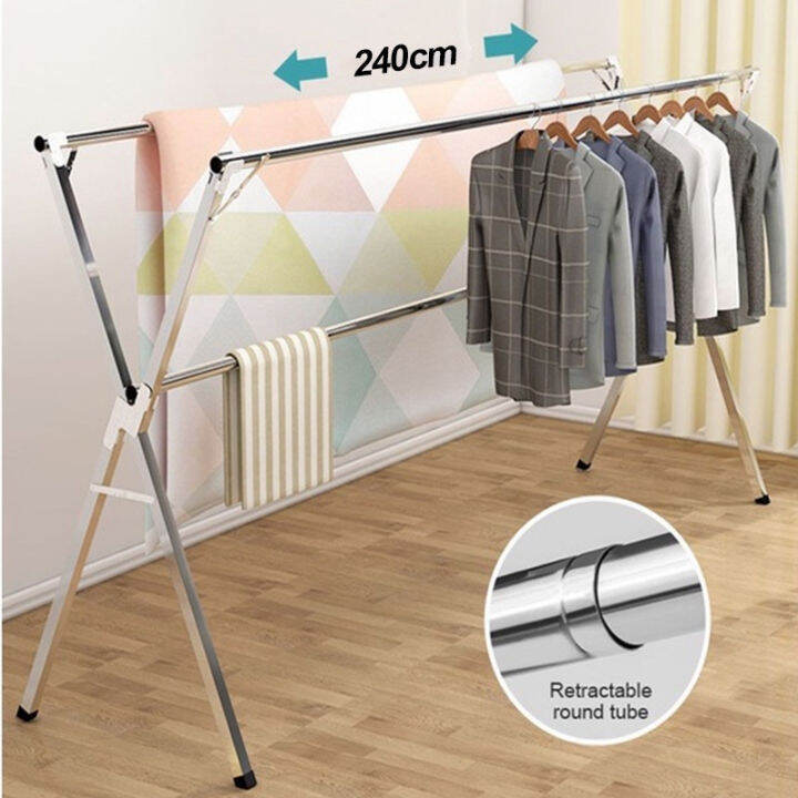 Retractable Drying Rack Clothing, Collapsible Clothes Drying Rack ...