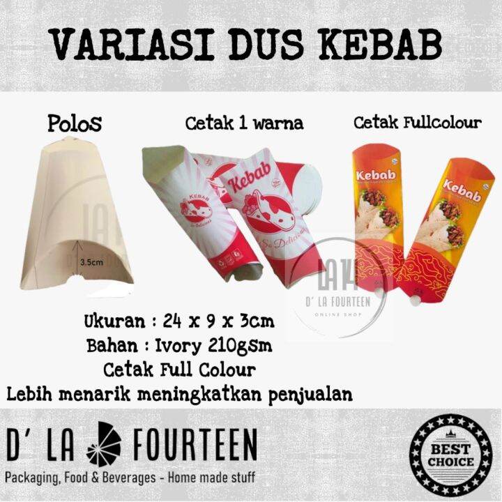 Bungkus Kebab isi 100pcs , Kemasan Kebab ,Box Kebab, Dus Kebab, Dus ...
