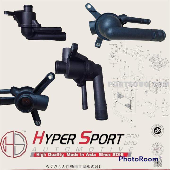 KIA NAZA CARNIVAL RIA THERMOSTAT HOUSING ASSY（0K9BV-15-07XF） | Lazada