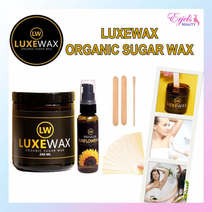 LUXEWAX Organic Sugar Wax | Sunflower Oil - Hair Removal | Lazada PH