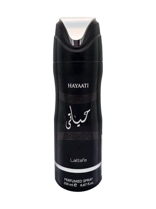Lattafa HAYAATI DEO Spray Perfume 200 ML Original Fragrance | Lazada