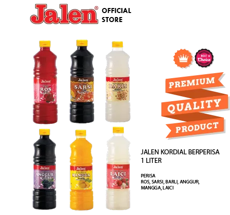 JALEN KORDIAL 1 LITER BERPERISA ANGGUR, BARLI, ROSE, MANGGA, SARSI ...