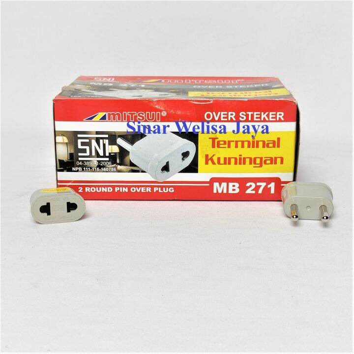 Mitsui Over Steker Terminal Kuningan 10A-250V MB-271 | Lazada Indonesia