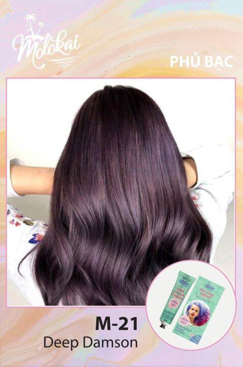Kem nhuộm tóc Molokai màu M21 Deep Damson 60ml | Lazada.vn