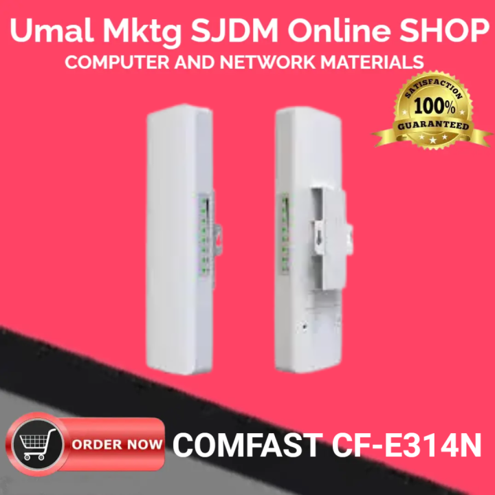 Comfast CF-E314N [New Vlan Version] 300mbps Wifi 20 km CPE Network ...