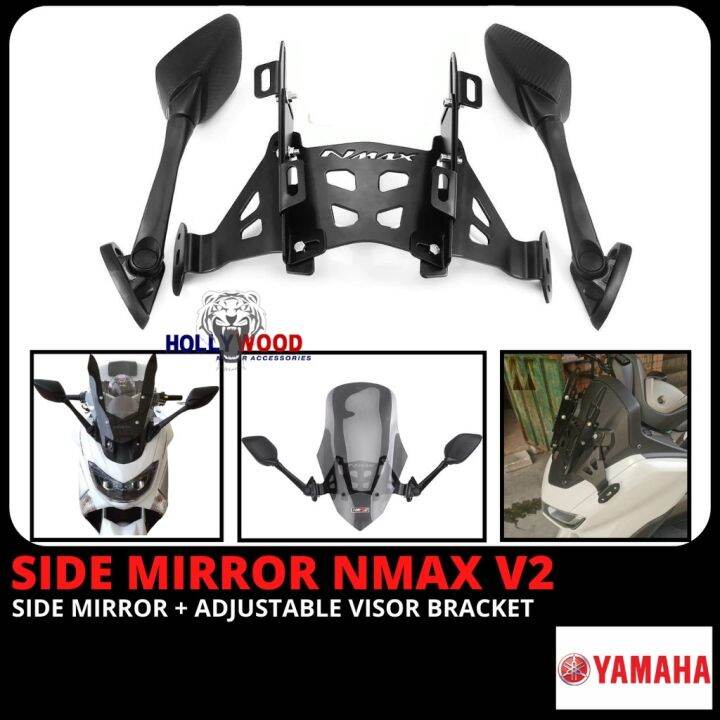 YAMAHA NMAX NEW / NMAX155 (V2) MODIFY FRONT FAIRING SIDE MIRROR BRACKET ...