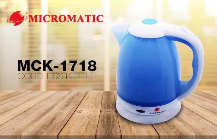 Electric Kettle Micromatic MCK-1718 1.8 Liters Electric Kettle Water ...