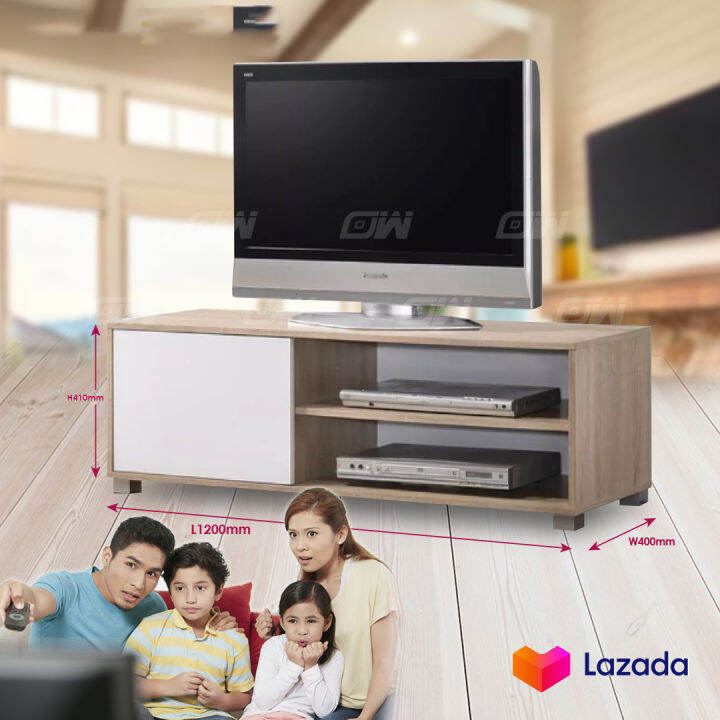 4 FEET TV Cabinet / Scandinavian TV Cabinet / Large TV Stand / Rak TV ...