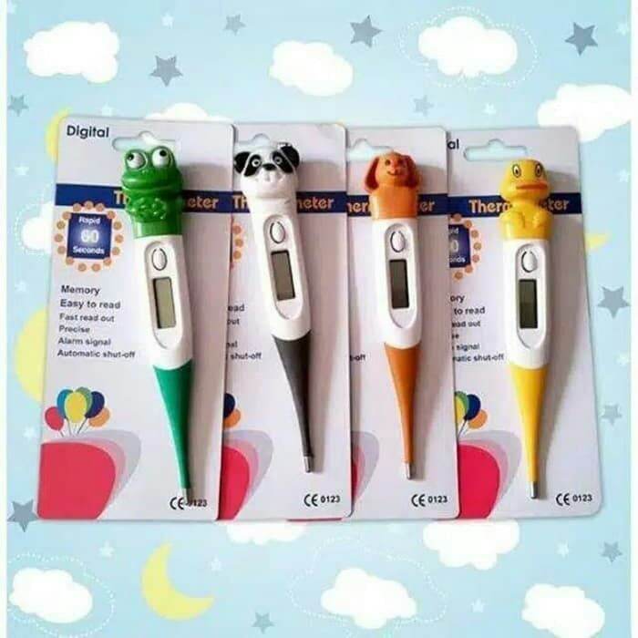 Termometer Digital Anak Fleksibel Lentur Karakter Kartun - Thermometer ...