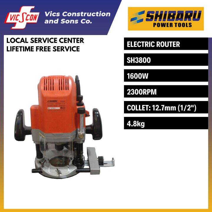 Shibaru SH3800 1600W Electric Router | Lazada PH