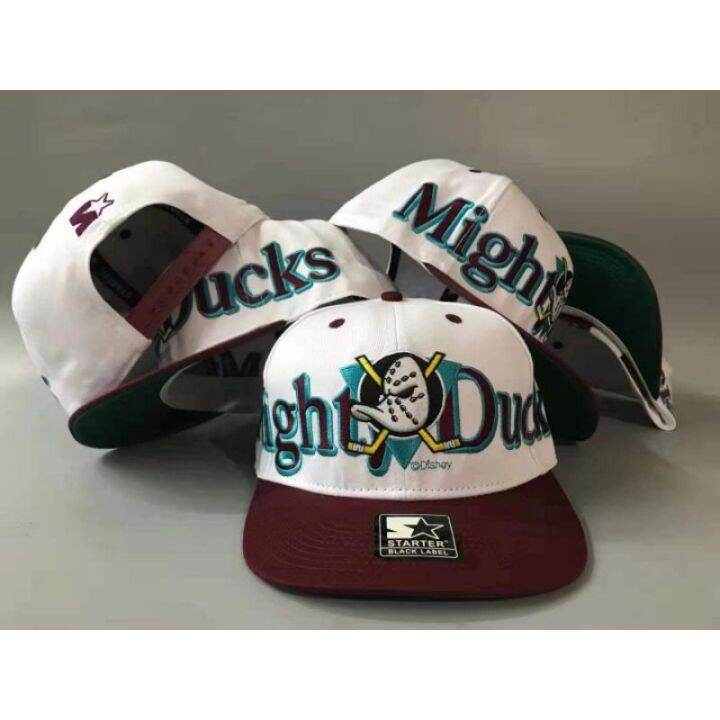 ♘Vintage Cap , Mighty Ducks , Starter Black Label, Snapback, Adjustable ...