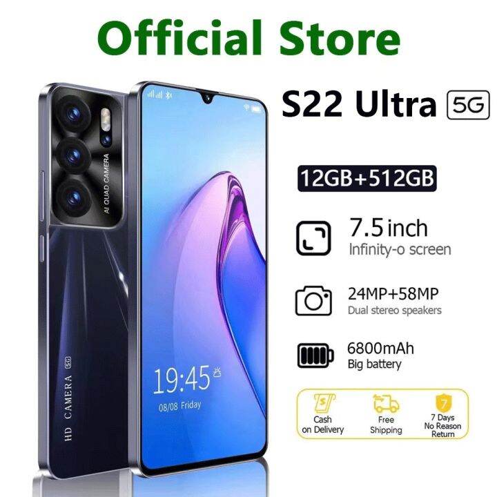 Cellphone Sale Original Realme S22 Ultra 5G Smartphone Galaxy S21 ...