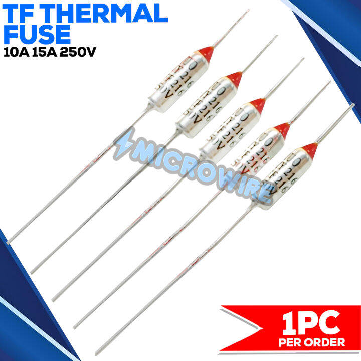 216°C 216 Degree TF Thermal Fuse RY 10A 15A 250V Temperature | Lazada PH