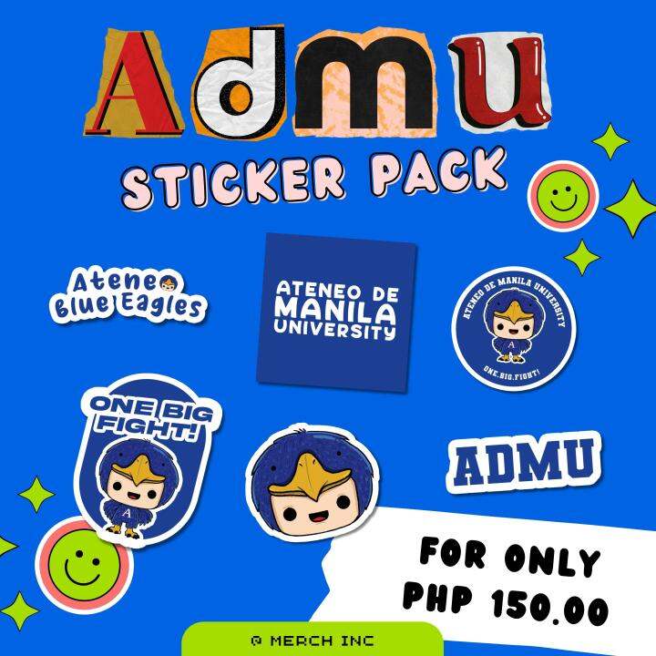 (ADMU) Ateneo de Manila University Waterproof Sticker | Lazada PH
