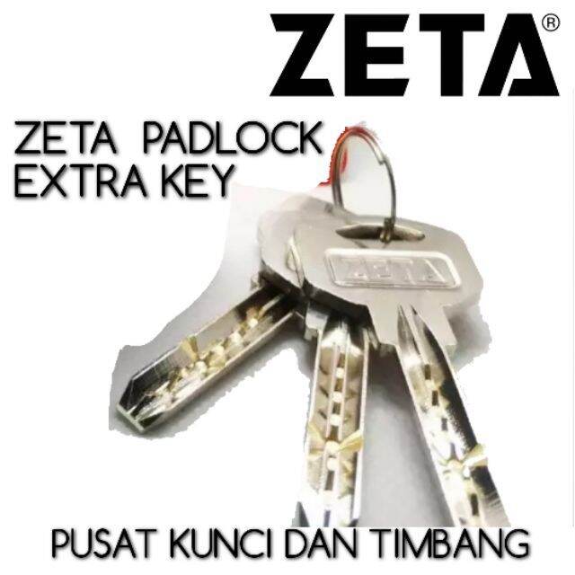 ZETA PADLOCK EXTRA KEY | Lazada
