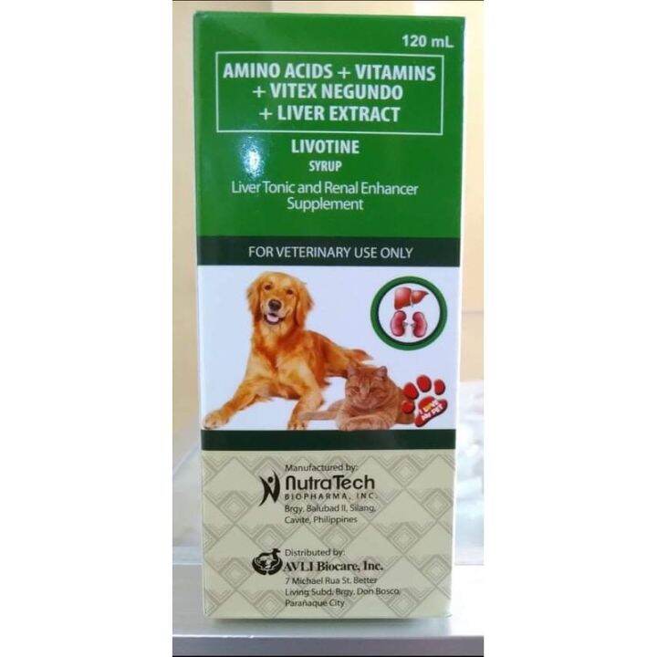 Livotine Syrup 120ml for dogs and Cats | Lazada PH
