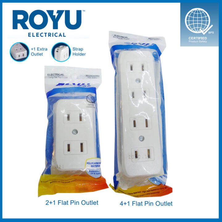 Royu Surface Type 4+1 Pin/ 2 +1 (SURFACE TYPE OUTLETS) | Lazada PH Royu Surface Type 4+1 Pin/ 2 +1 (SURFACE TYPE OUTLETS) | Lazada PH