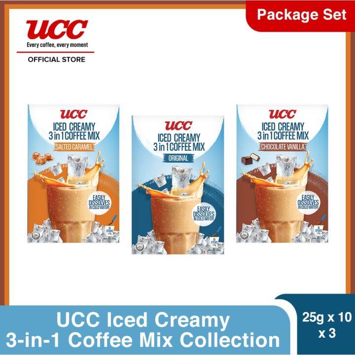 UCC Iced Creamy 3-in-1 Coffee Mix Complete Collection Bundle | Lazada PH