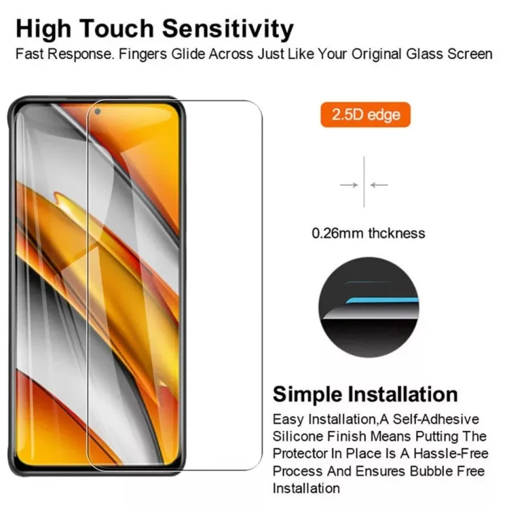 Tempered Glass Layar Poco X3 / Poco X3 NFC / Poco X3 Pro / Poco F3 ...