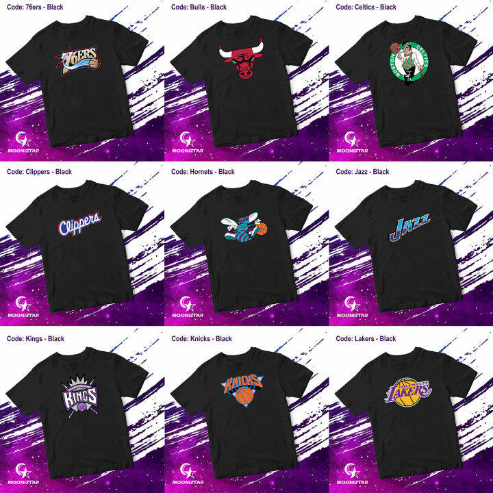 Nba Legends Logo Design T-shirt - Collection 1 - mooniztar | Lazada PH