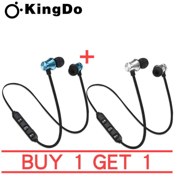 【ซื้อหนึ่งแถมหนึ่ง】XT11หูฟังบลูทู ธ สเตอริโอกีฬาไร้สายที่มีสไตล์พร้อม ...