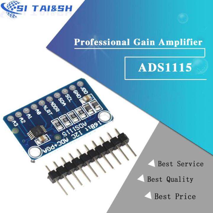 16 Bit I2C ADS1115 Module ADC 4 channel with Pro Gain Amplifier for ...