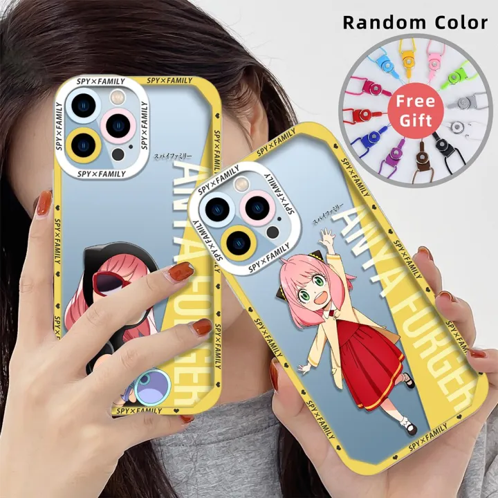 Anime Spy x Family Anya Phone Case for iPhone 13 12 Mini 11 Pro Max XS ...