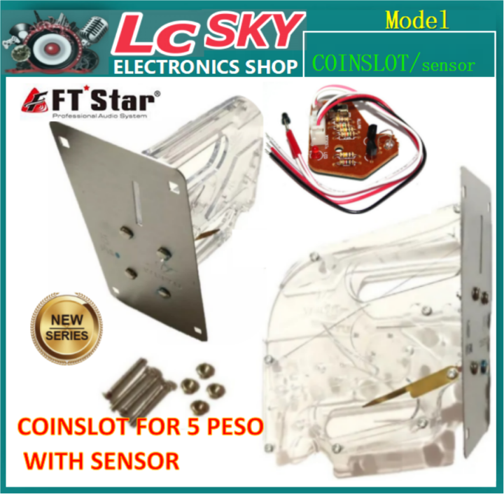 The (Coinslot) 5 Peso With Sensor for PISONET & PISO NET METAL BOX ...