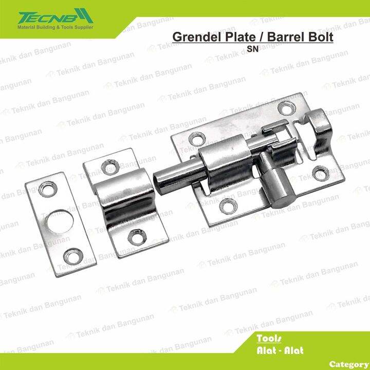 Grendel Pintu Plat Besi SN 2" 3" 4" | Lazada Indonesia