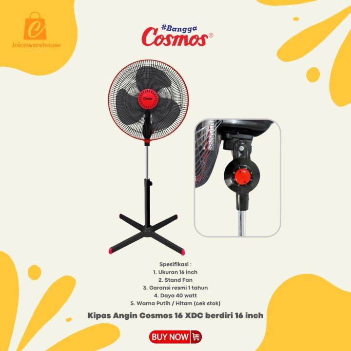 Kipas Angin Cosmos 16 XDC berdiri 16 inch | Lazada Indonesia