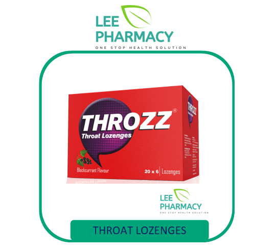 THROZZ Throat Lozenges [Blackcurrant Flavour] 6's | Lazada
