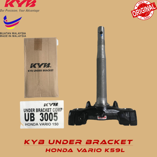 KYB HONDA VARIO 150 UNDER BRACKET KYB KAYABA 100% ORIGINAL KAKI TIGA T FORK STEERING STEM UB3005 ...