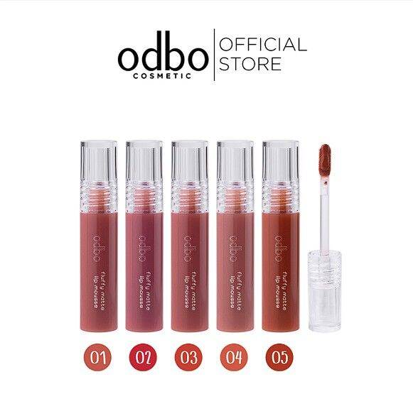 OD5008 ODBO FLUFFY MATTE LIP MOUSSE 3G. ลิปแมทท์เนื้อมูส | Lazada.co.th