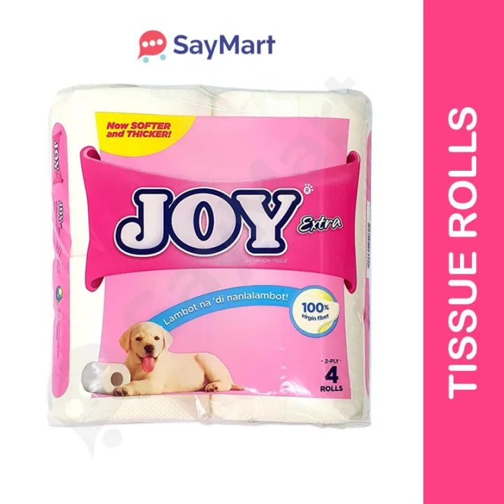 JOY BATHROOM TISSUE 2PLY 4 ROLLS | Lazada PH